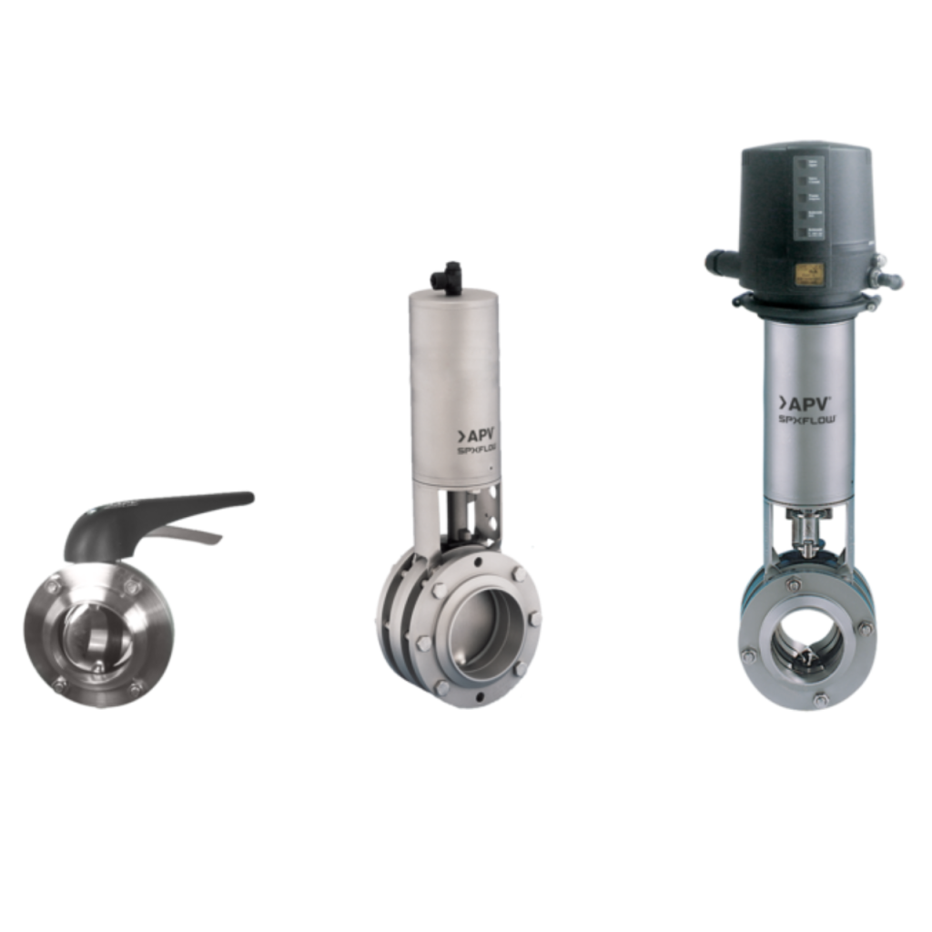 Série SV / SVS - Válvulas Borboleta - Purin - Alta Pureza